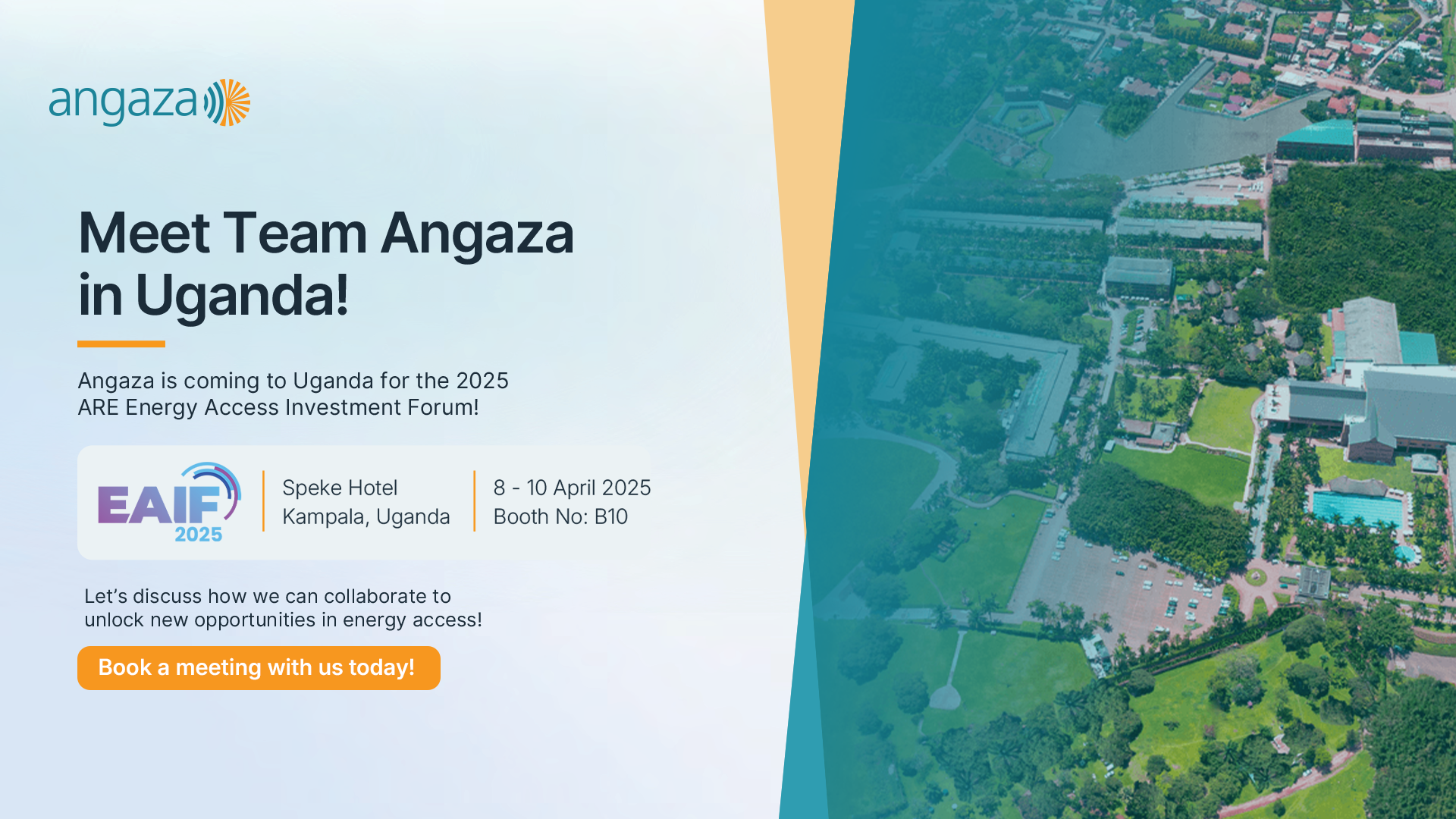 Book a meeting with us today! - Angaza